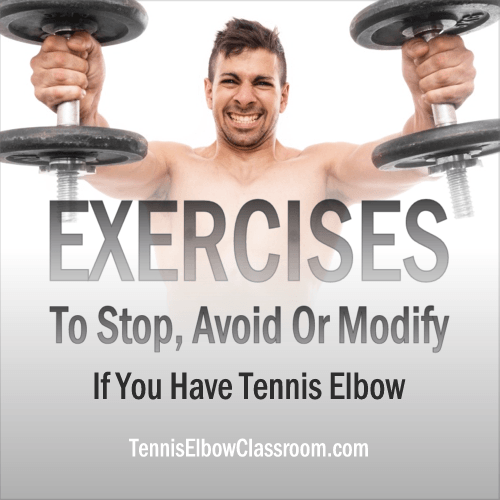 Exercises To Avoid When You Have Tennis Elbow