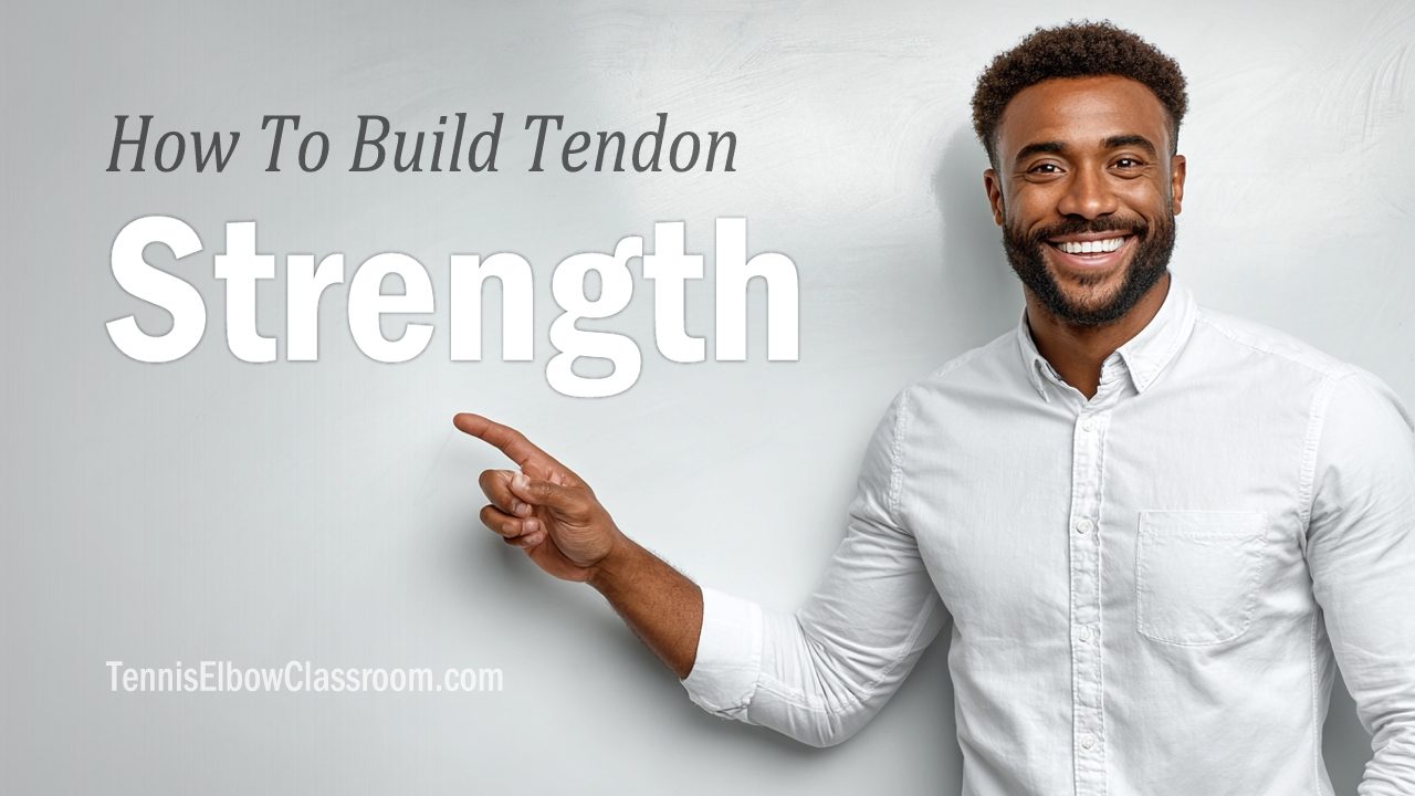 What's The Best Way To Build Tendon Strength? | Tennis Elbow Classroom